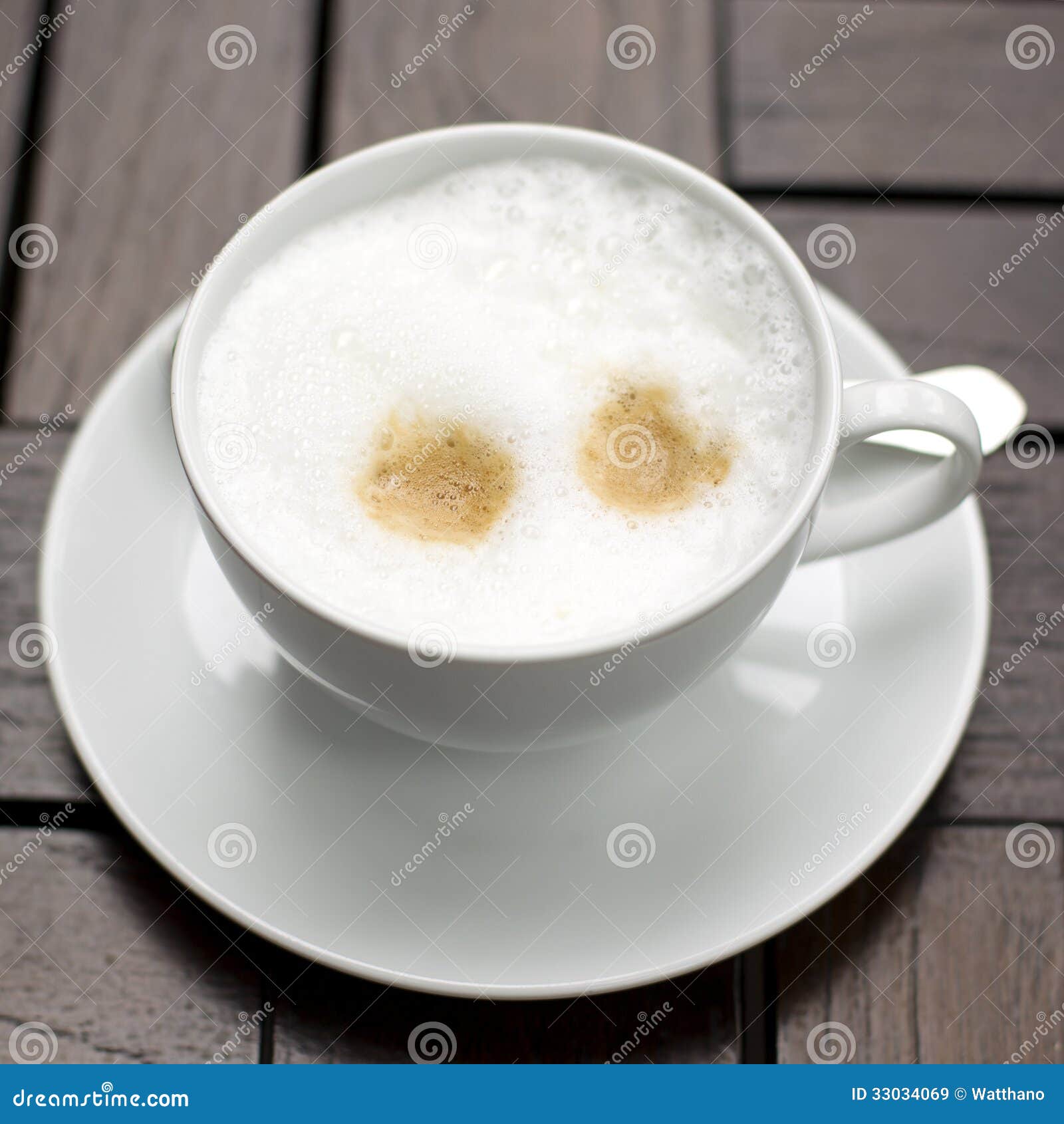 Coffee cup with milk stock image. Image of coffee, aromatic - 33034069