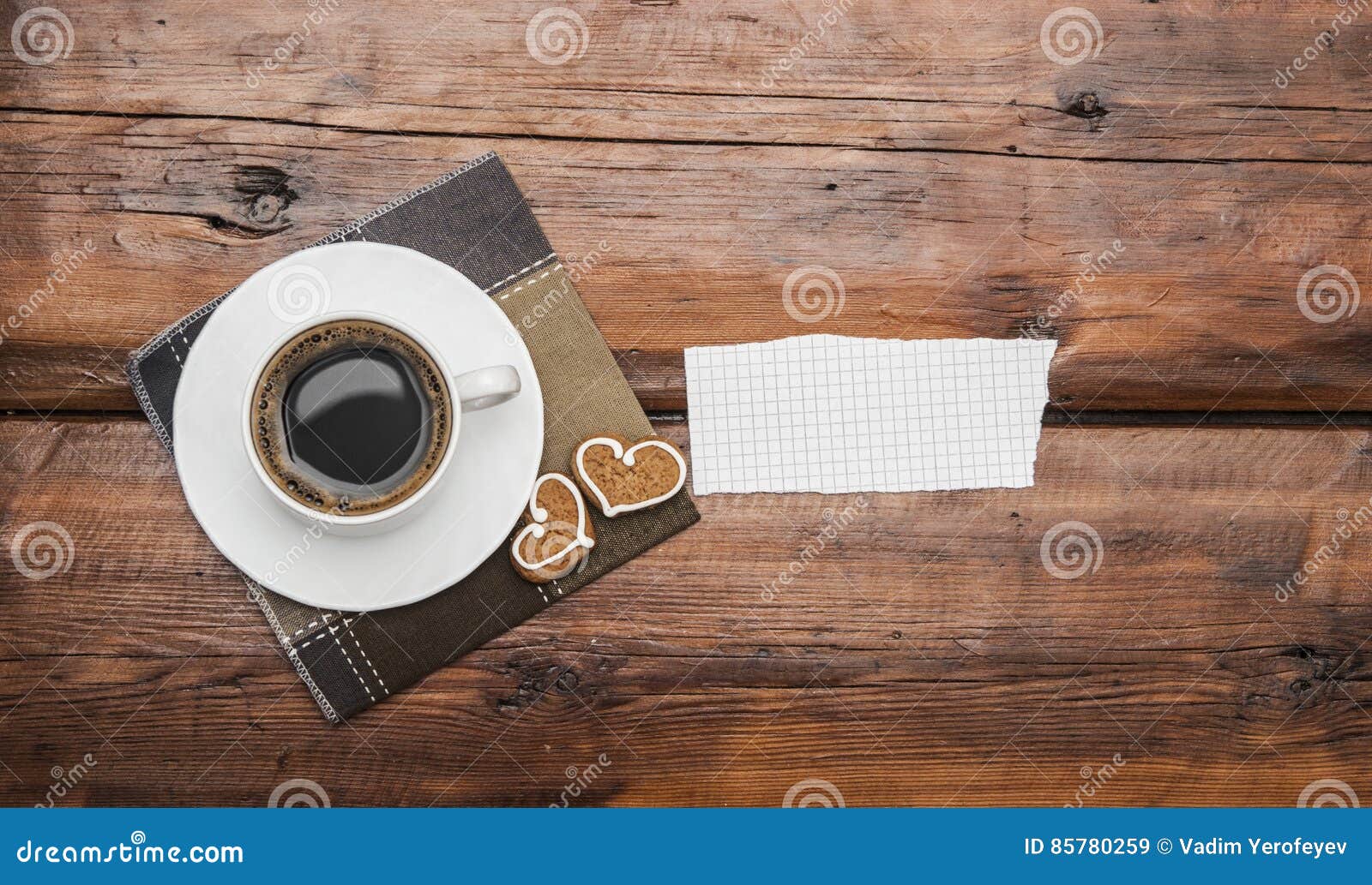 Coffee Cup and Note Book on Wooden Tabletop Stock Image - Image of ...