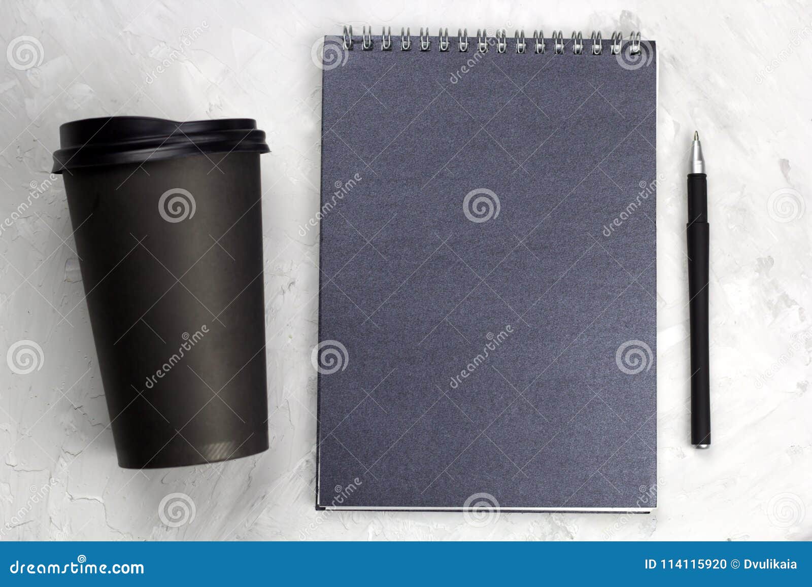 Coffee cup,pen,notebook stock photo. Image of cuppennotebook - 114115920