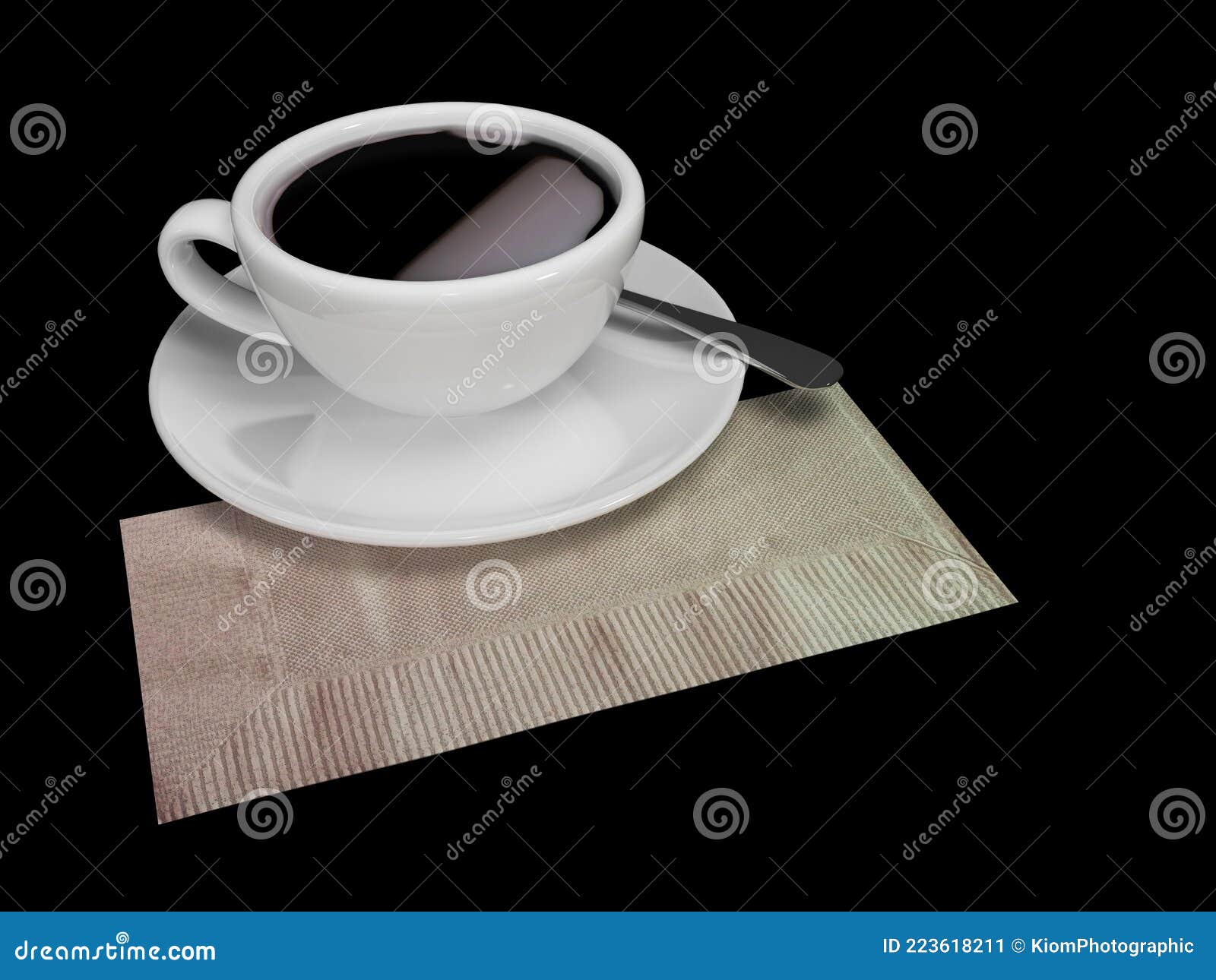 Coffee cup plate template stock illustration. Illustration of cofe ...