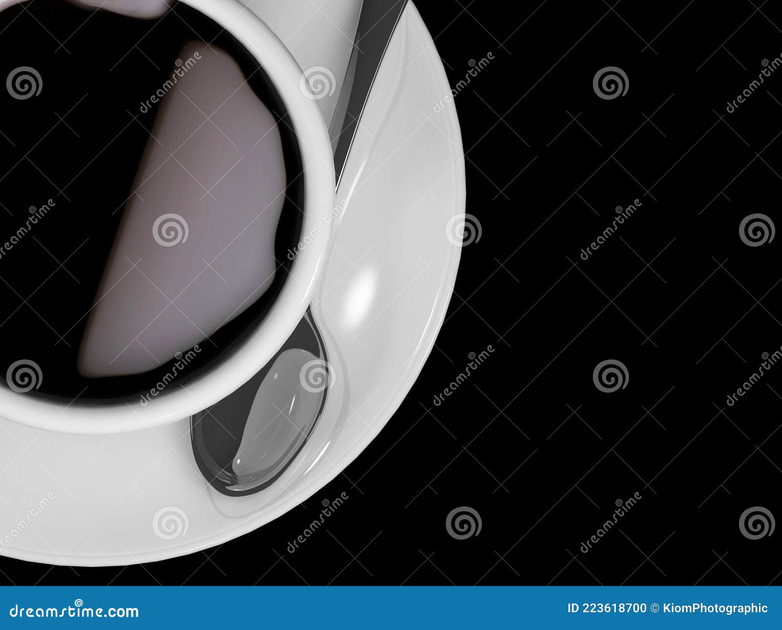 Coffee cup plate template stock illustration. Illustration of meal ...