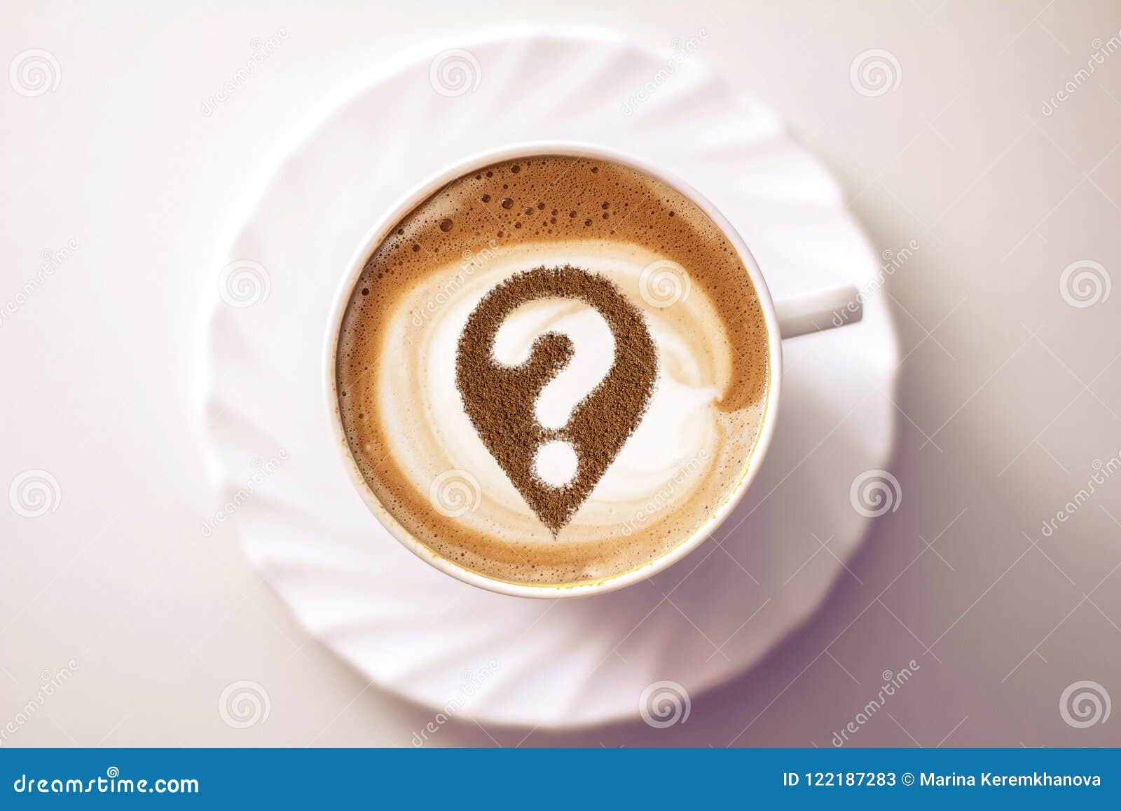 Coffee Cup with Question Mark Stock Image - Image of symbol, beverage ...