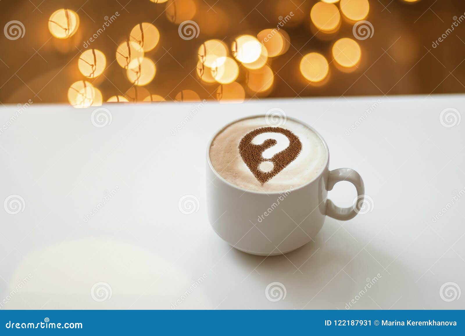 Coffee Cup with Question Mark Stock Image - Image of business, beverage ...