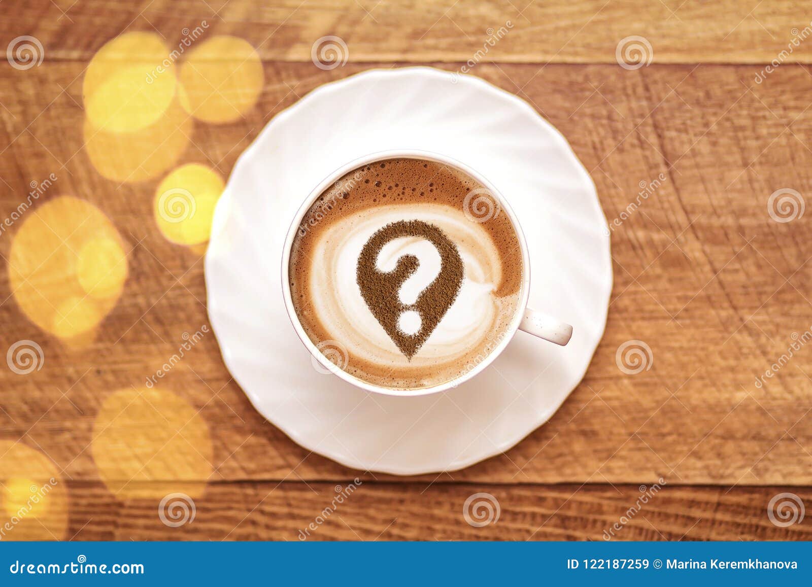 Coffee Cup with Question Mark Stock Image - Image of beverage, caffeine ...
