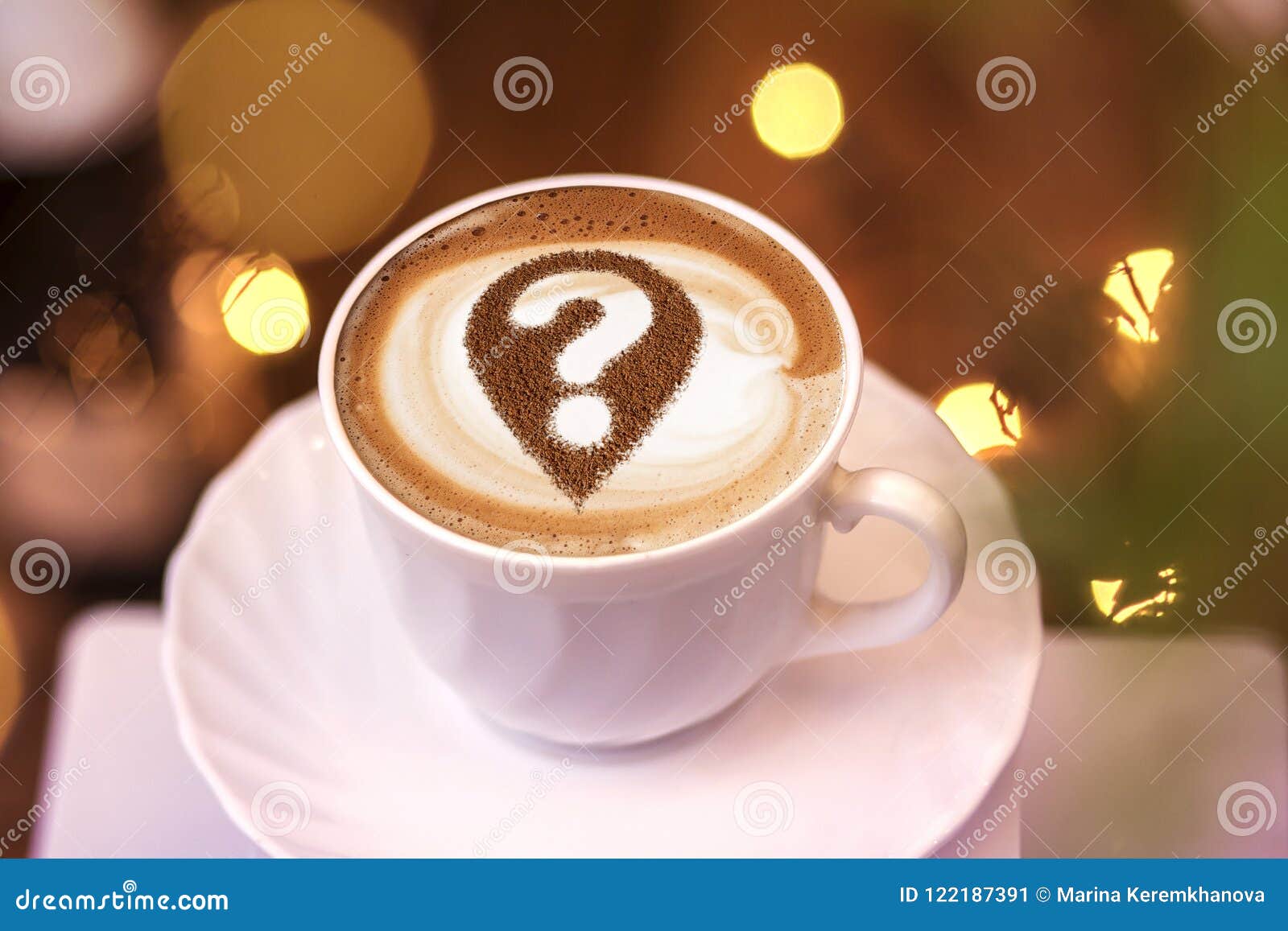 Coffee Cup with Question Mark Stock Image - Image of symbol, caffeine ...