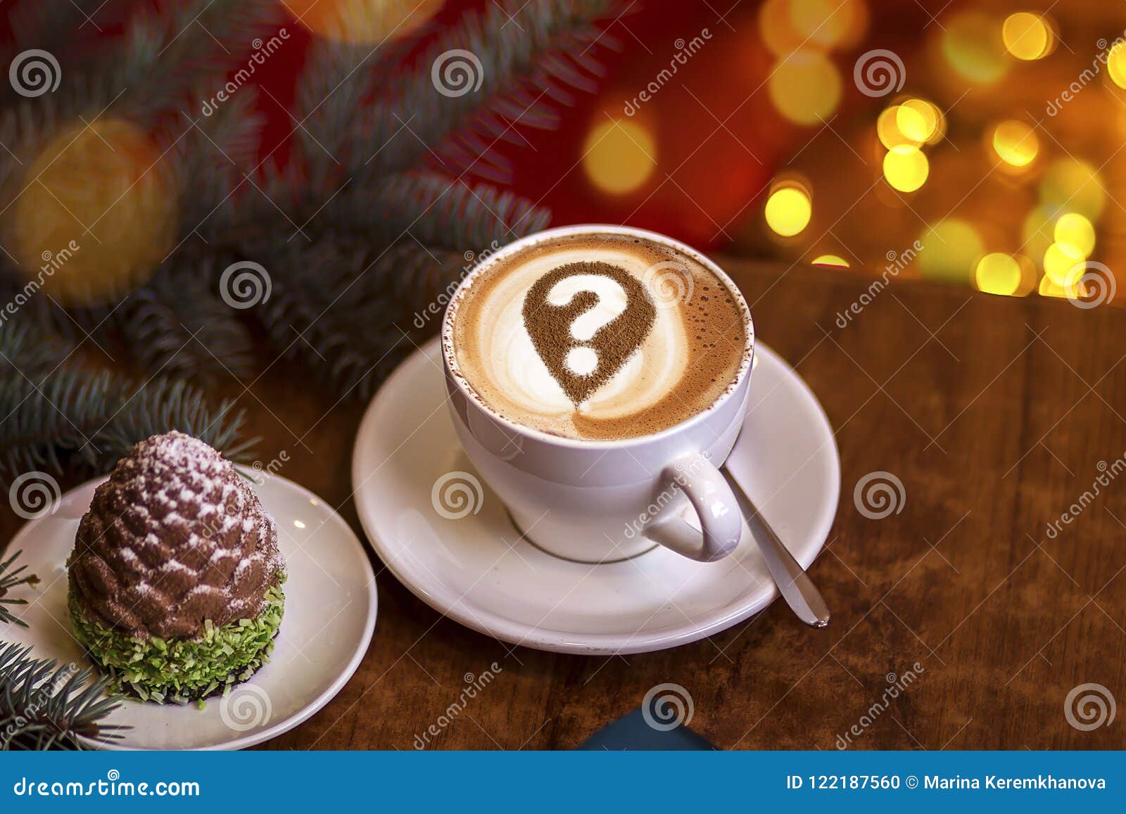 Coffee Cup with Question Mark Stock Photo - Image of symbol, brown ...