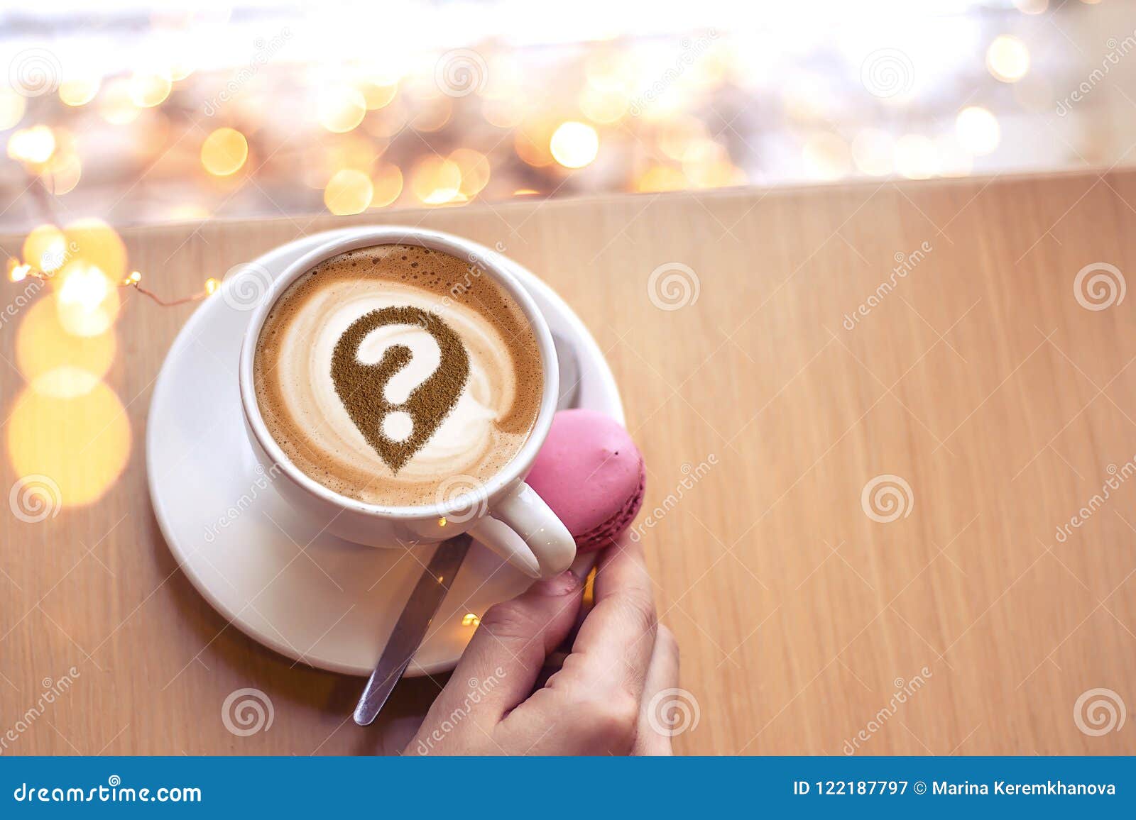 Coffee Cup with Question Mark Stock Image - Image of help, business ...