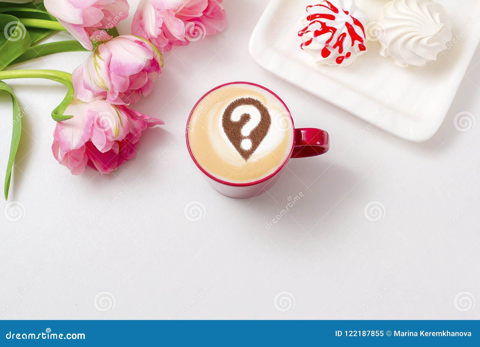 Coffee Cup with Question Mark Stock Image - Image of cafe, view: 122187855