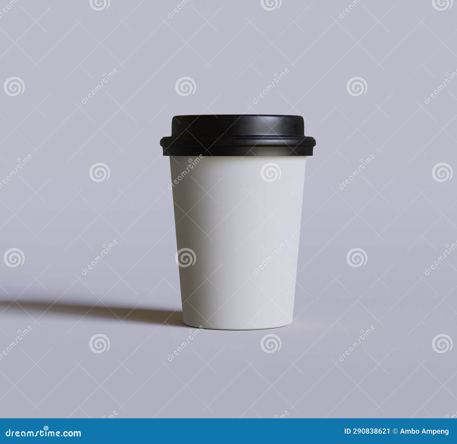 Coffee Cup Realistic Color and Realistic Texture Stock Illustration ...