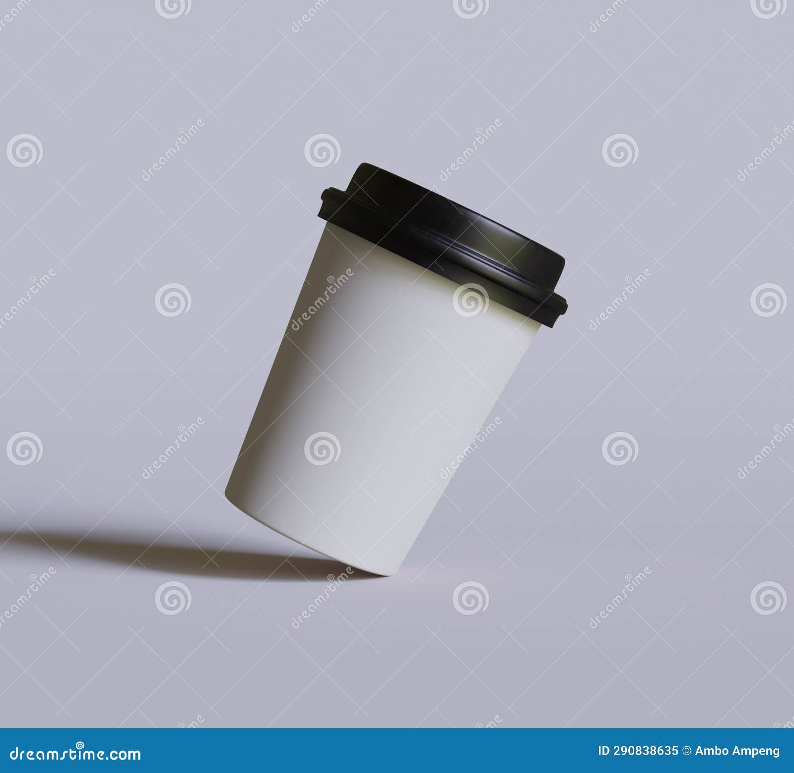 Coffee Cup Realistic Color and Realistic Texture Stock Illustration ...