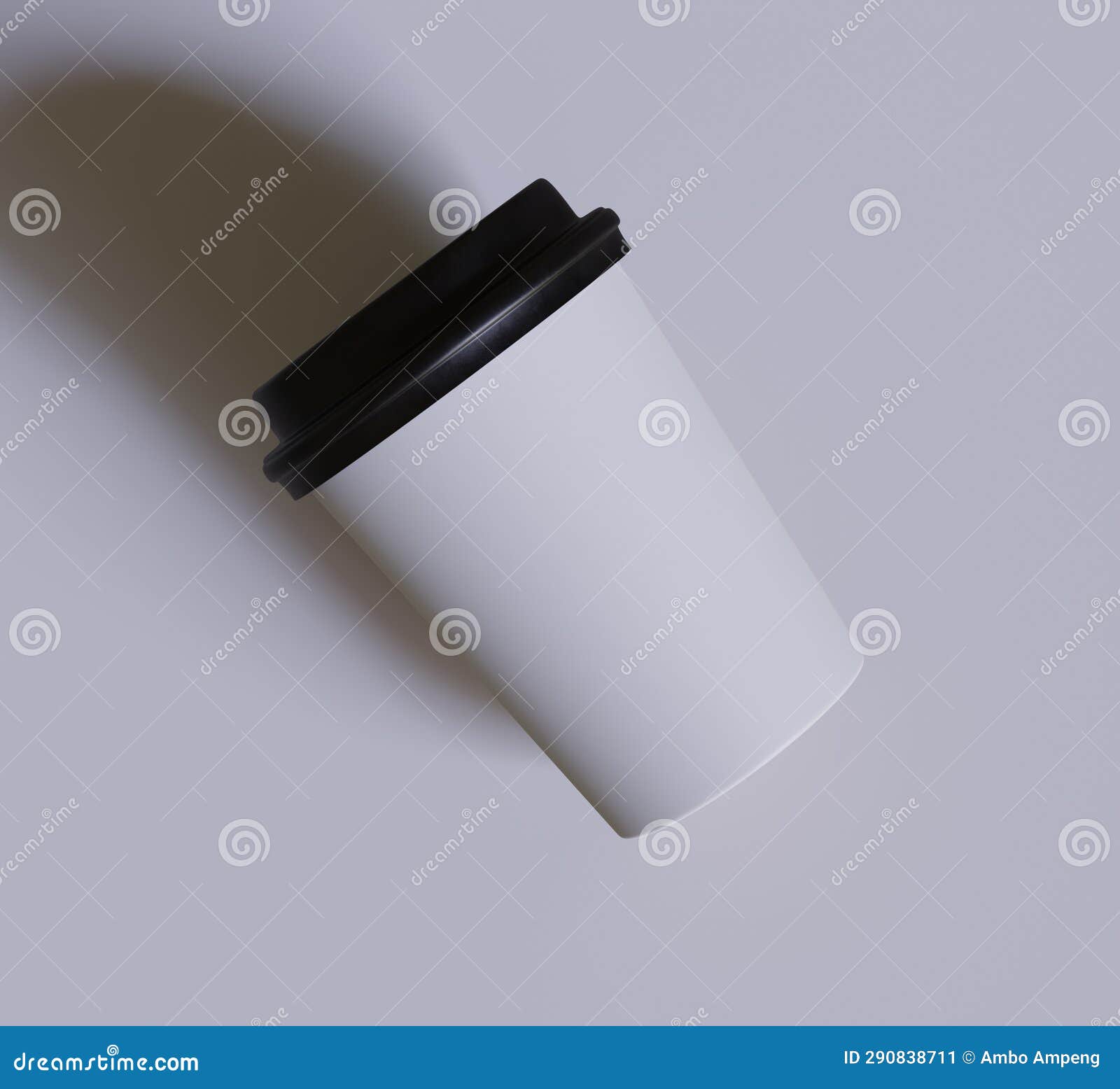 Coffee Cup Realistic Color and Realistic Texture Stock Illustration ...