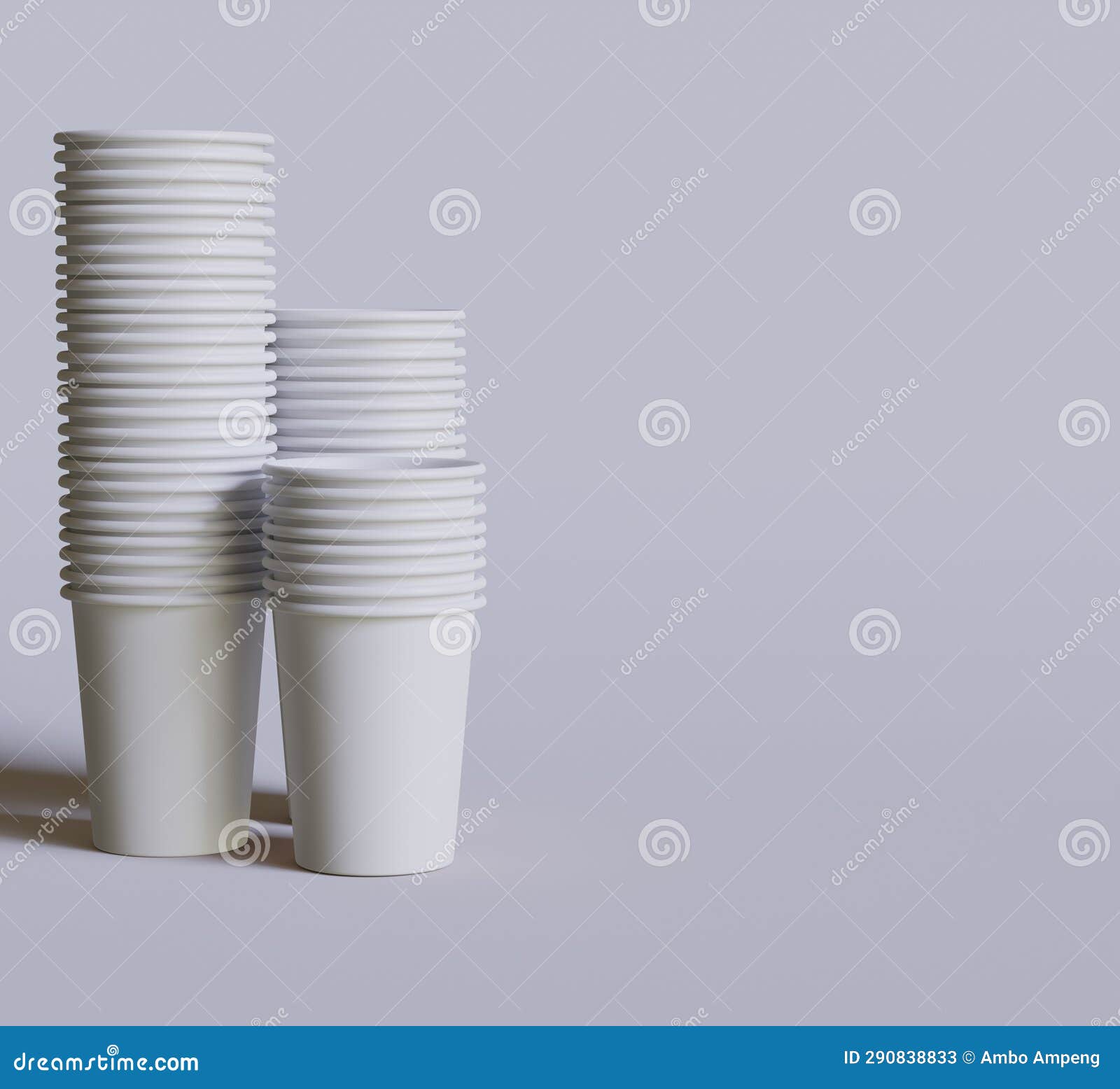 Coffee Cup Realistic Color and Realistic Texture Stock Illustration ...
