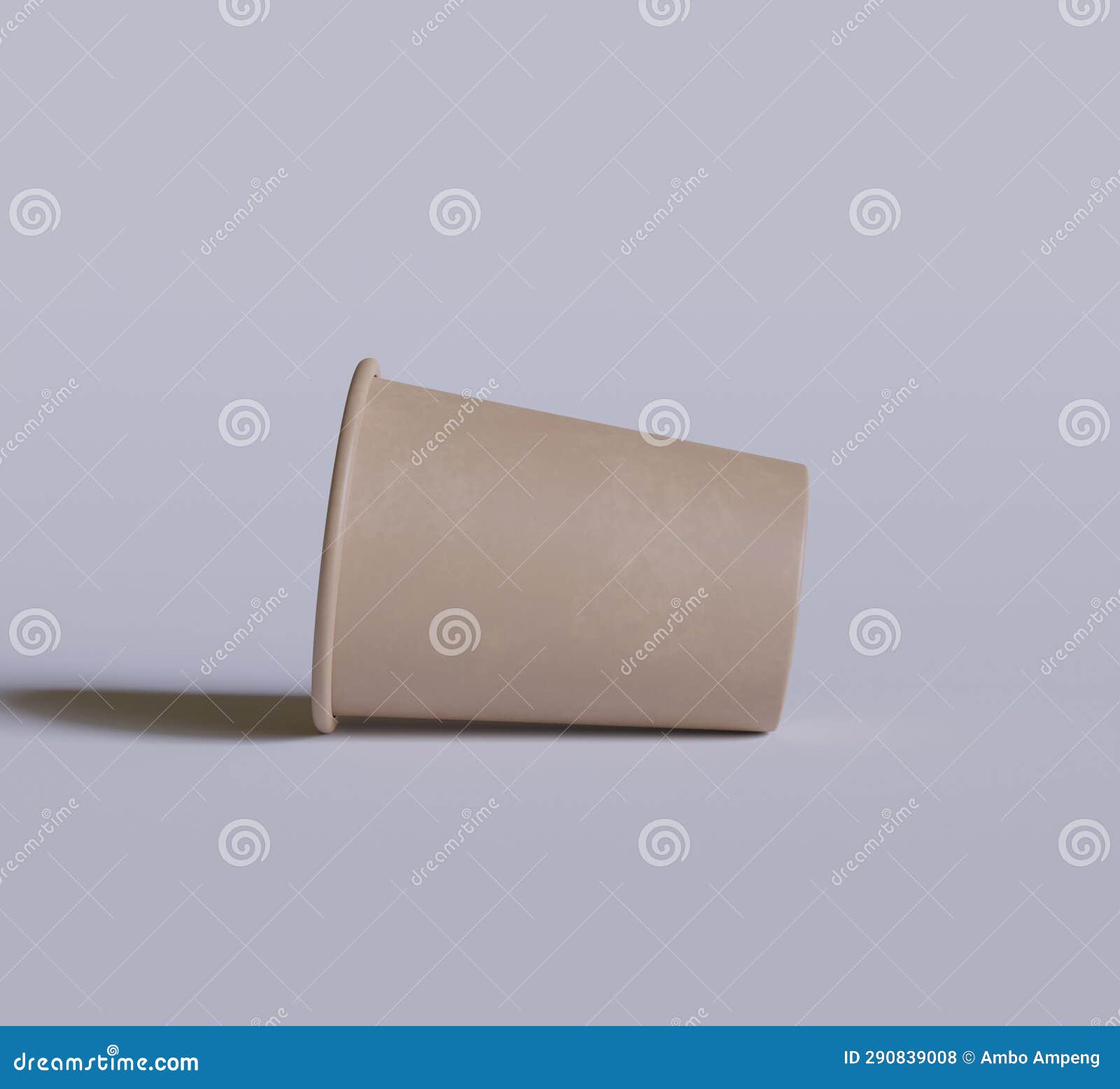 Coffee Cup Realistic Color and Realistic Texture Stock Illustration ...
