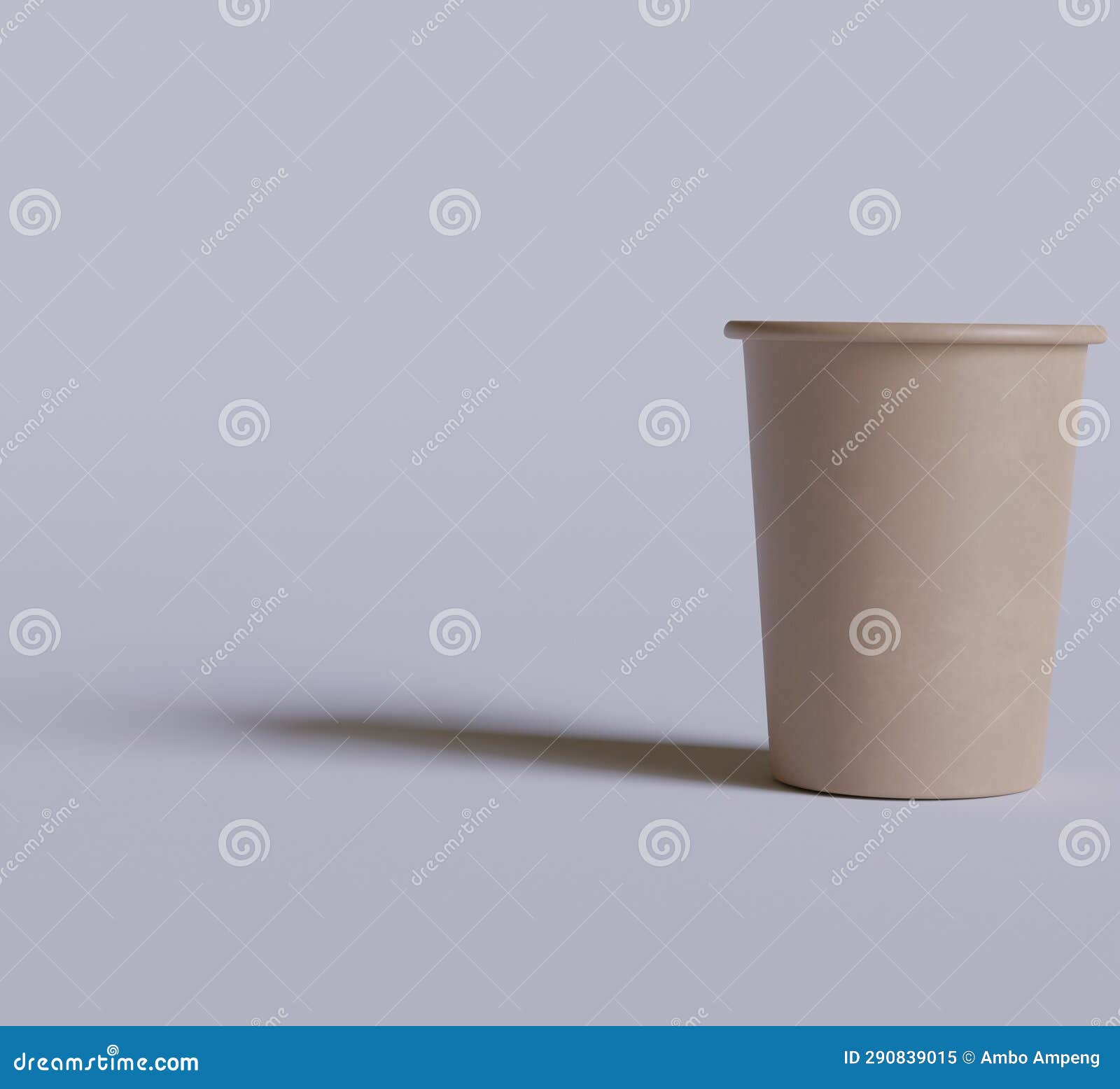 Coffee Cup Realistic Color and Realistic Texture Stock Illustration ...