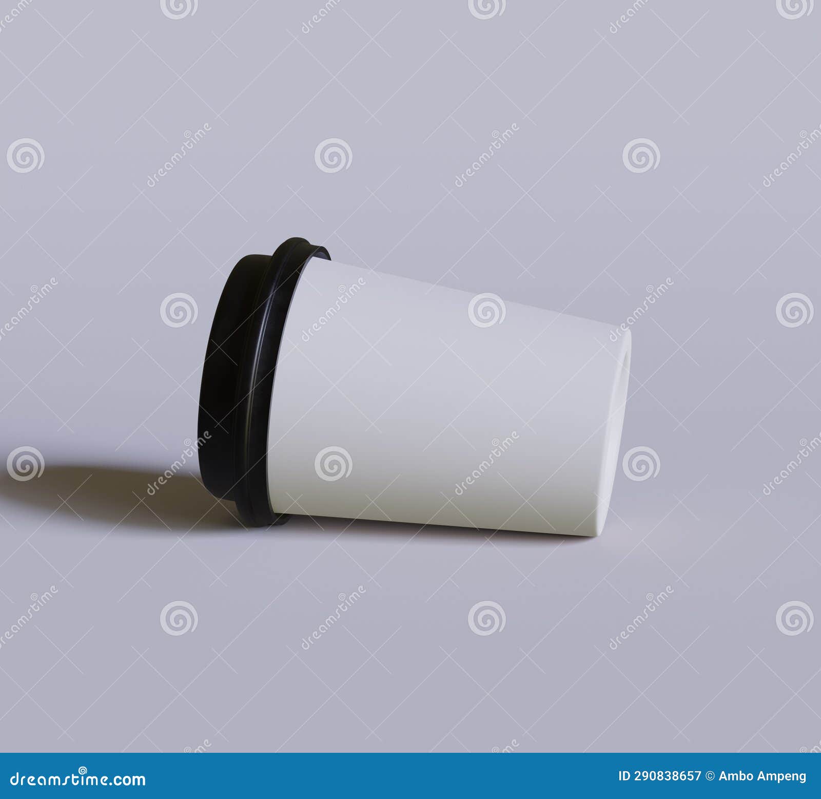Coffee Cup Realistic Color and Realistic Texture Stock Illustration ...