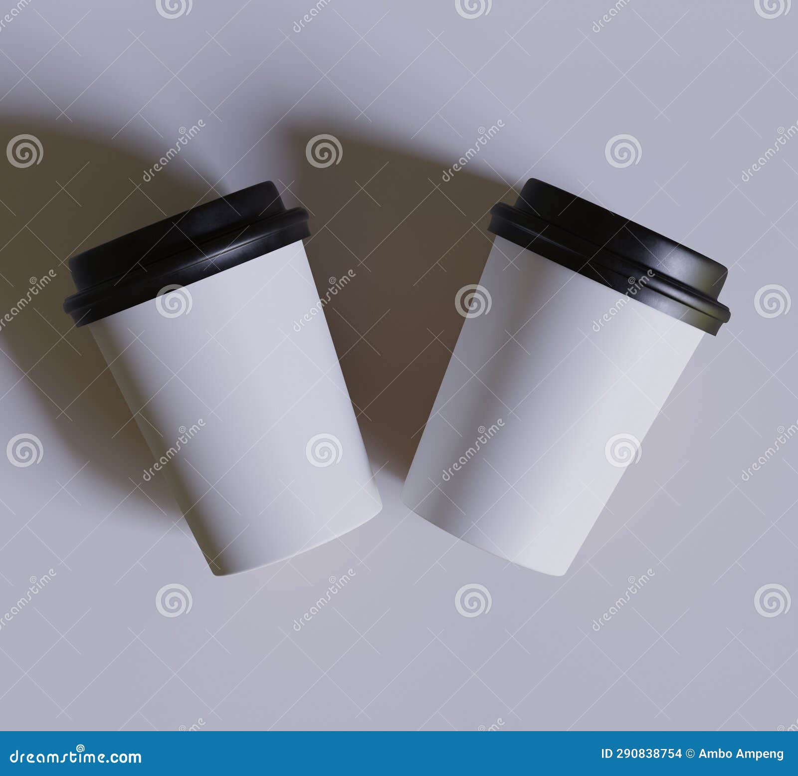 Coffee Cup Realistic Color and Realistic Texture Stock Illustration ...