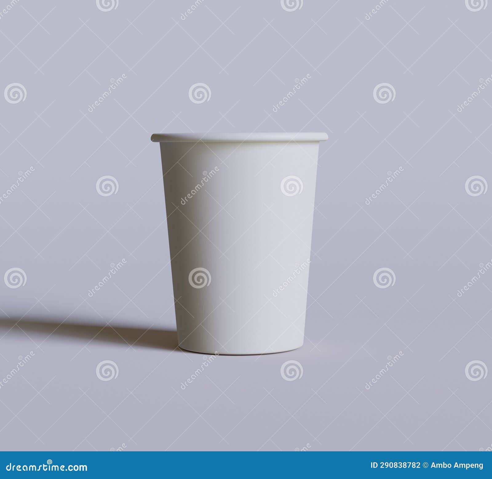 Coffee Cup Realistic Color and Realistic Texture Stock Illustration ...