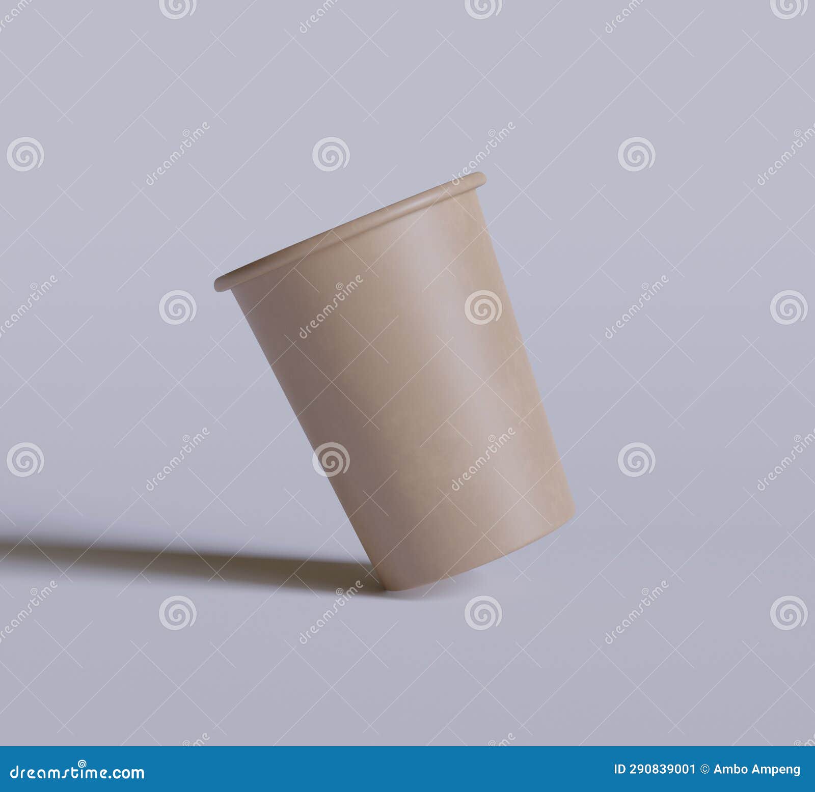Coffee Cup Realistic Color and Realistic Texture Stock Illustration ...