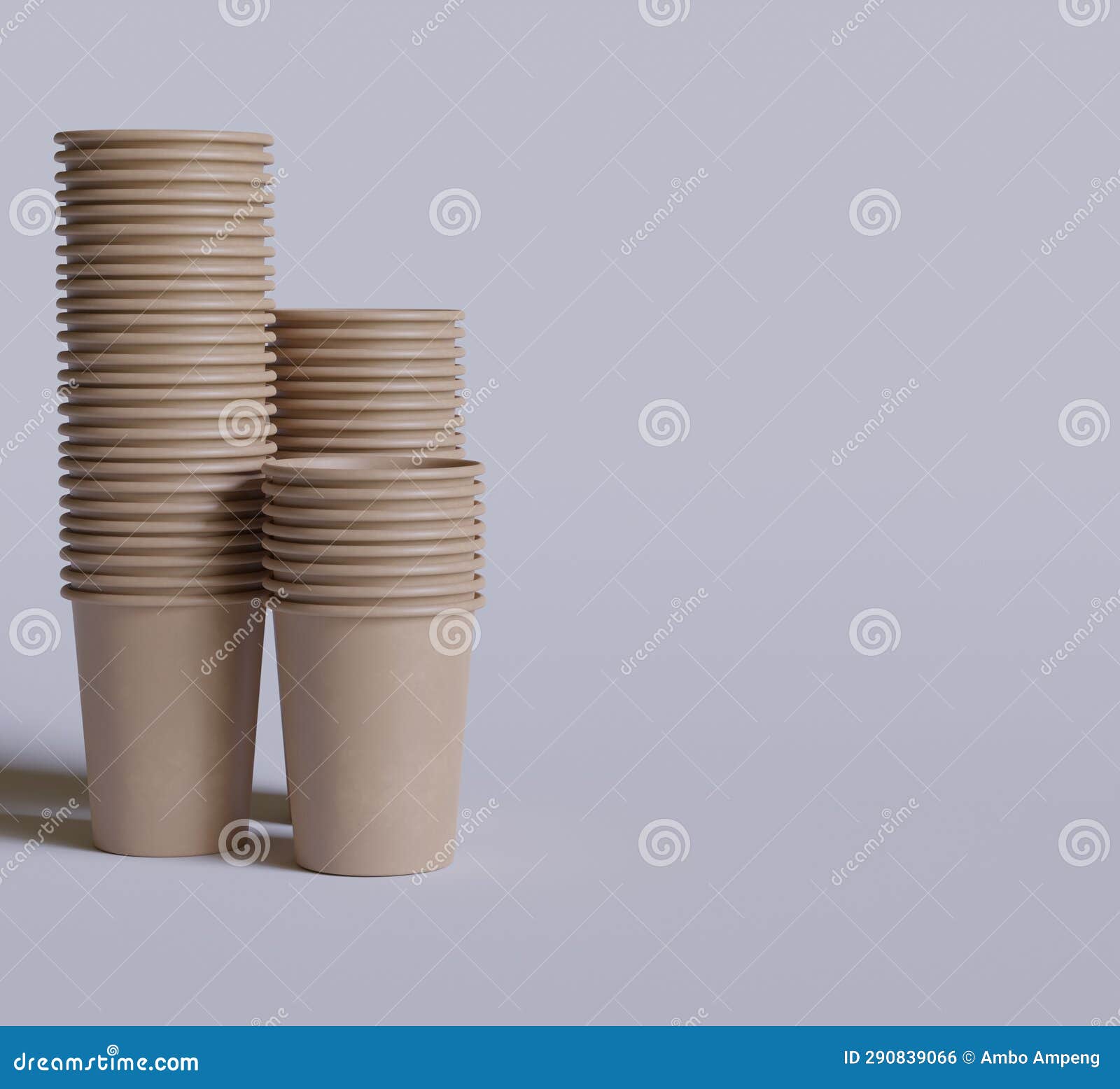 Coffee Cup Realistic Color and Realistic Texture Stock Illustration ...
