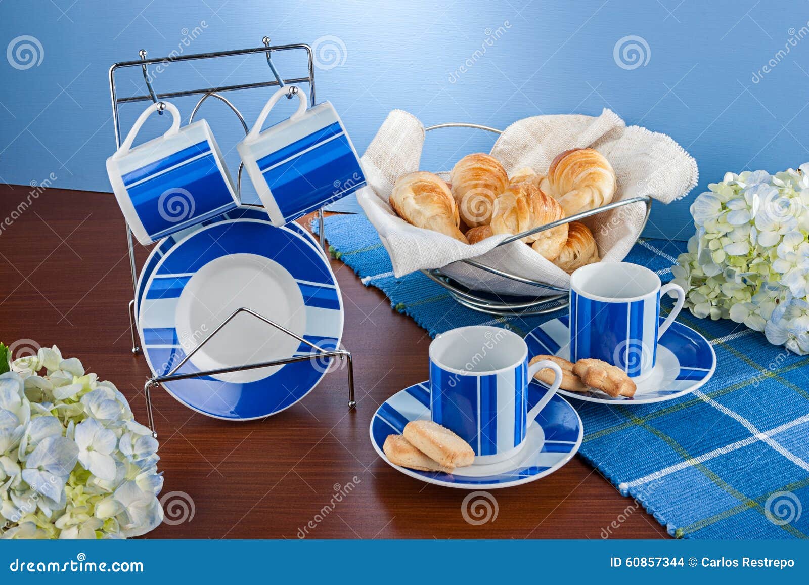 Coffee Cup Set stock photo. Image of background, breakfast - 60857344