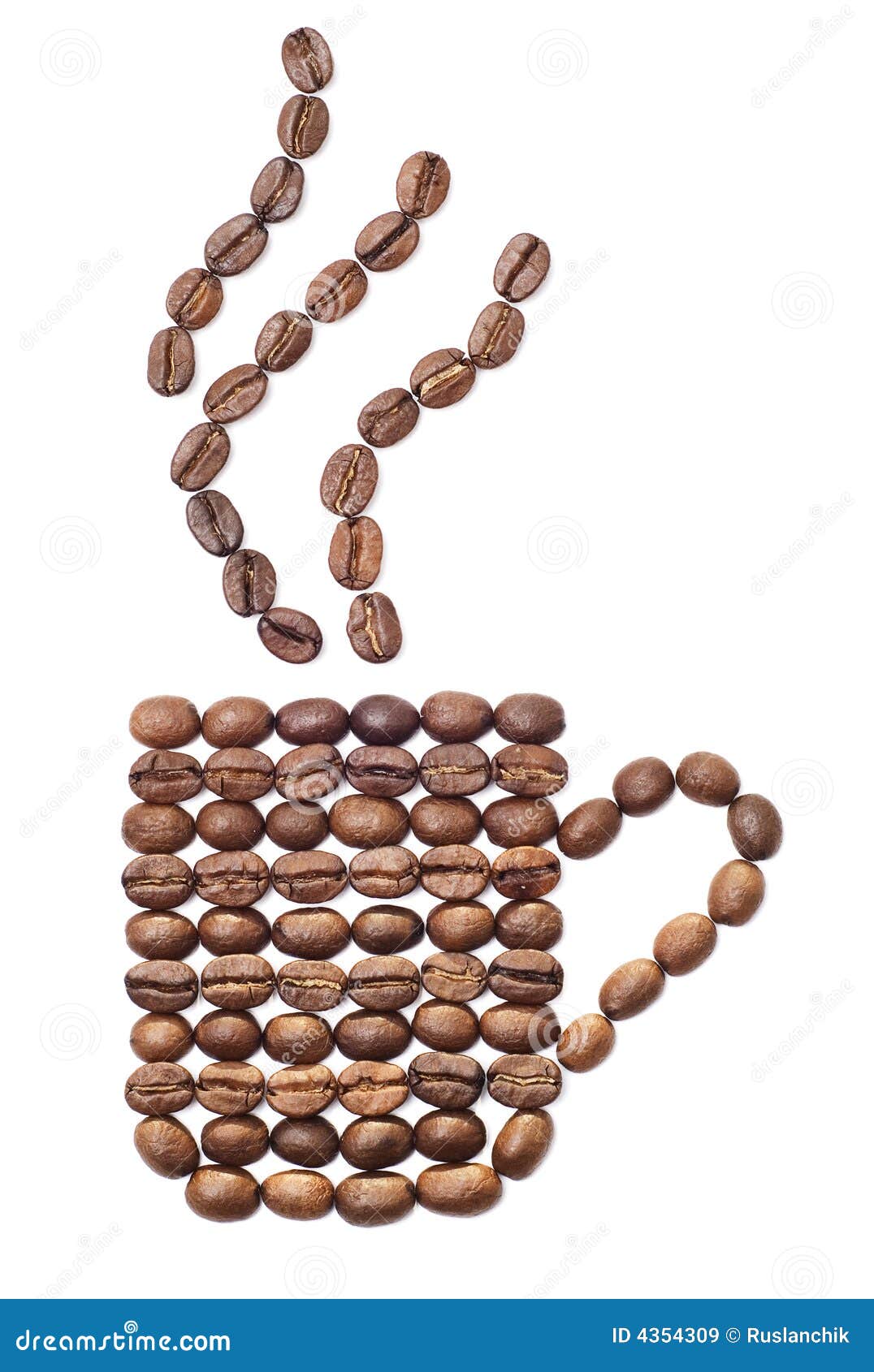 Coffee cup shape stock image. Image of scented, close - 4354309