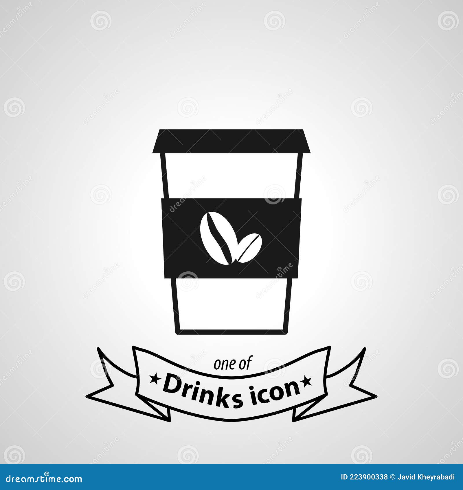 Coffee Cup Sign. Coffee Cup Isolated Simple Icon Stock Vector ...