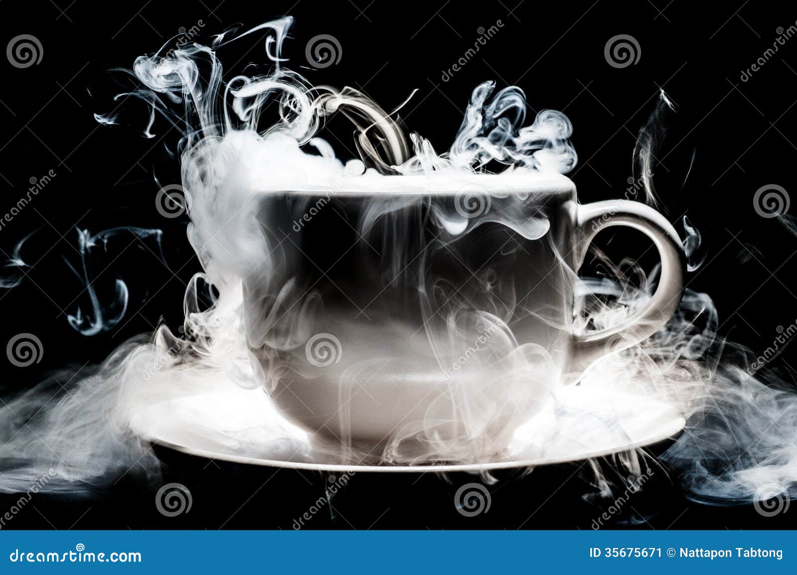 Smoke Abstract On A Black Background Royalty-Free Stock Image ...