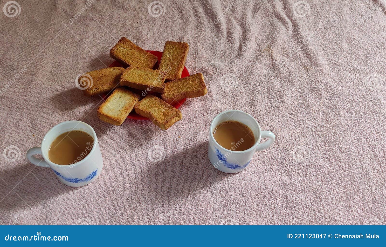 Coffee Cup and Snakes Ready a Biscuits Stock Image - Image of dessert ...
