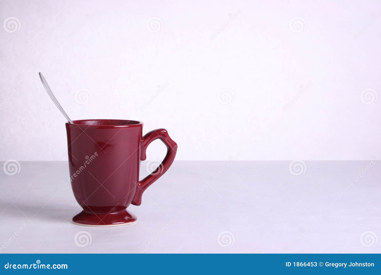 Coffee cup with spoon stock image. Image of product, coffee - 1866453