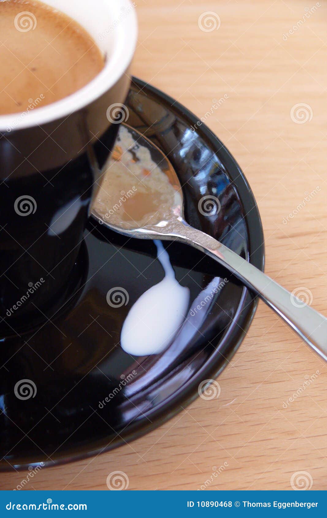 Coffee cup, spoon, saucer stock photo. Image of coffee - 10890468
