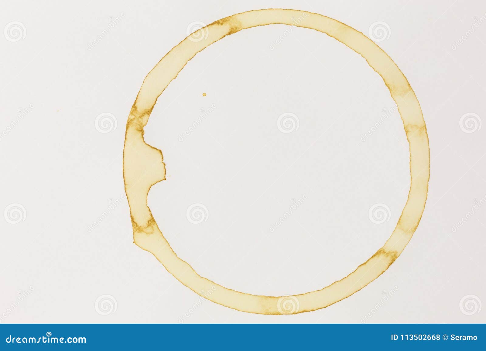 Coffee cup stain stock photo. Image of stain, messy - 113502668