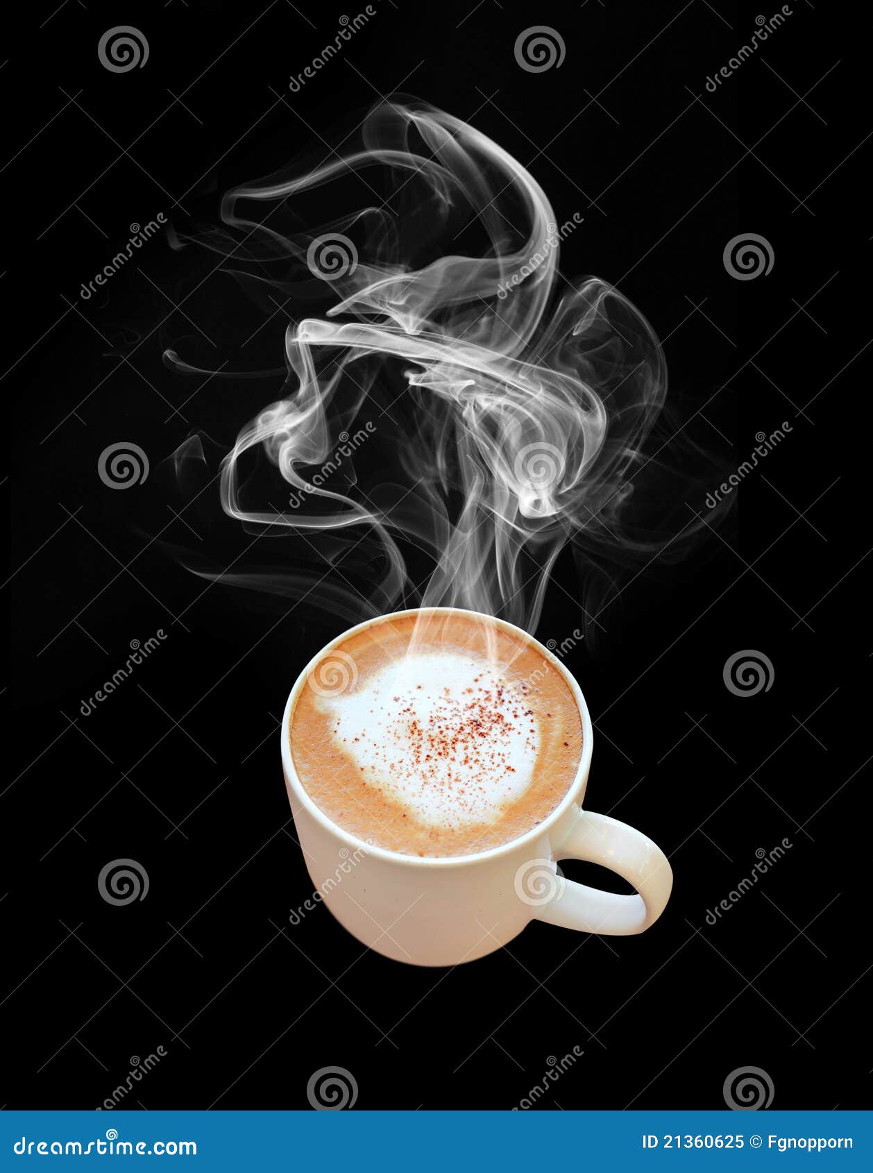 Coffee cup with steam stock image. Image of stimulant - 21360625