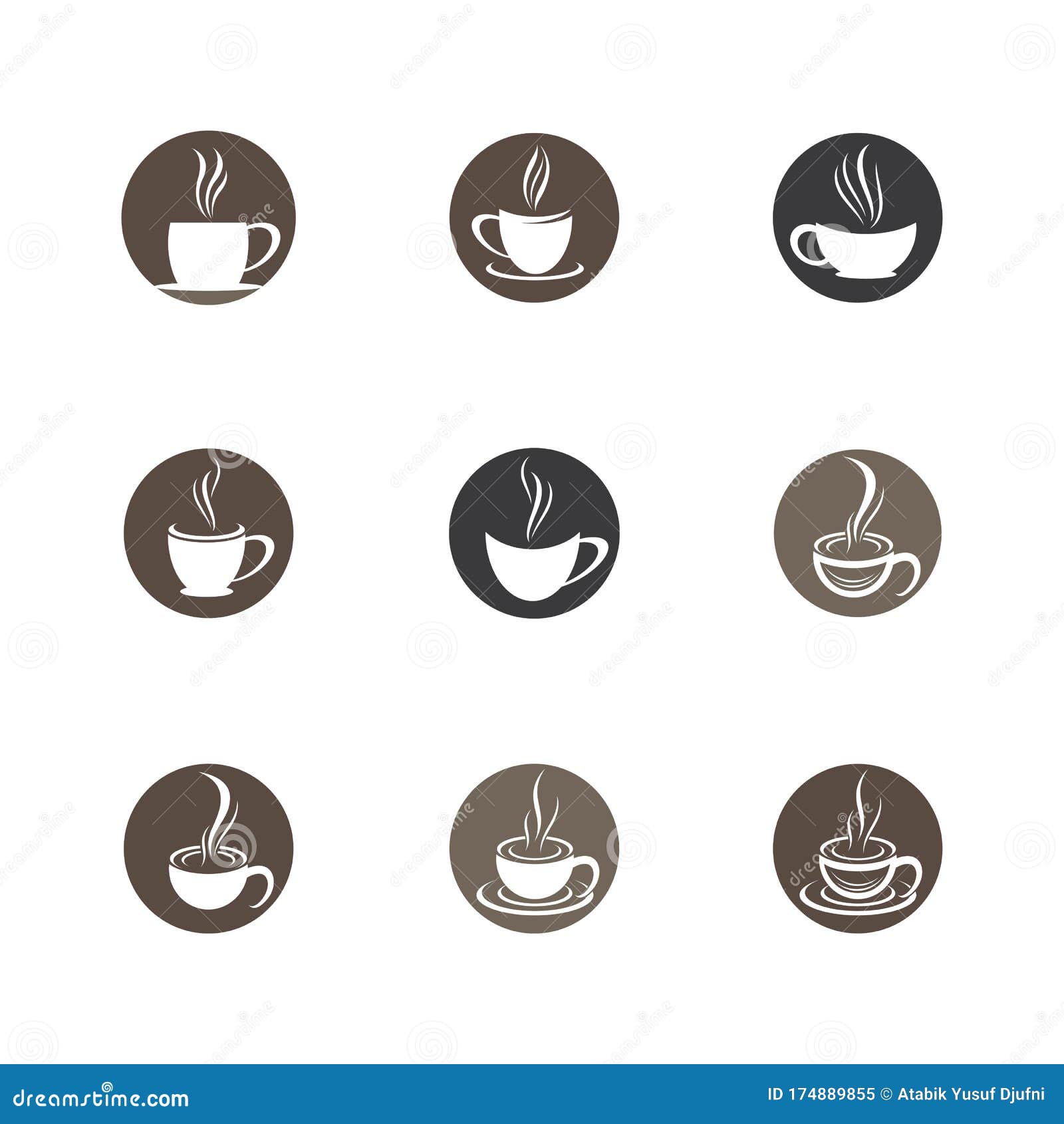 Coffee Cup Symbol Vector Icon Stock Vector - Illustration of drink ...