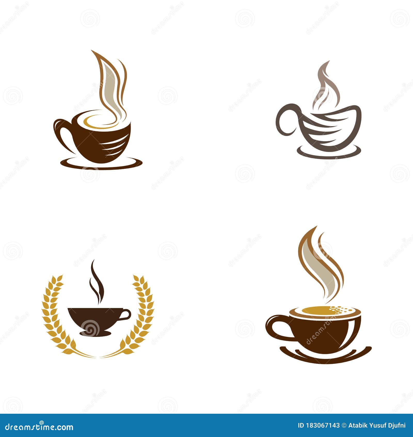 Coffee Cup Symbol Vector Icon Stock Vector - Illustration of cappuccino ...