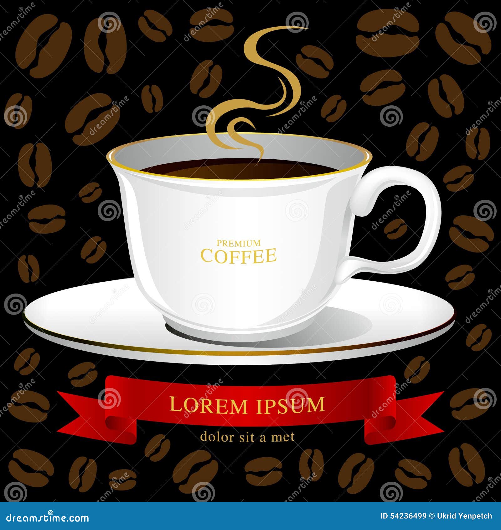 Coffee Cup Vector, Creative Design Cafe Idea Stock Vector ...