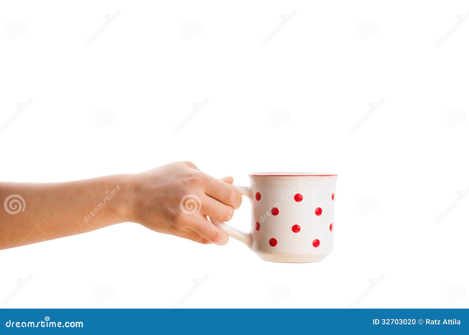 Coffee-cup with White Copy Space Stock Photo - Image of java ...