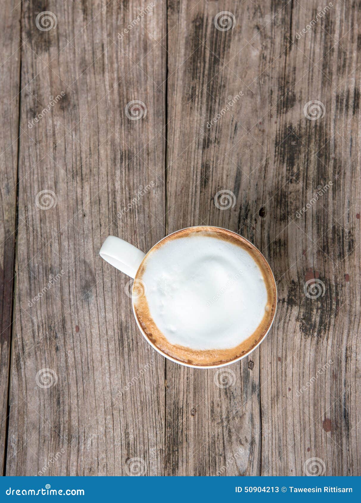 Coffee Cup on the Wooden Table Stock Image - Image of beverage, space ...