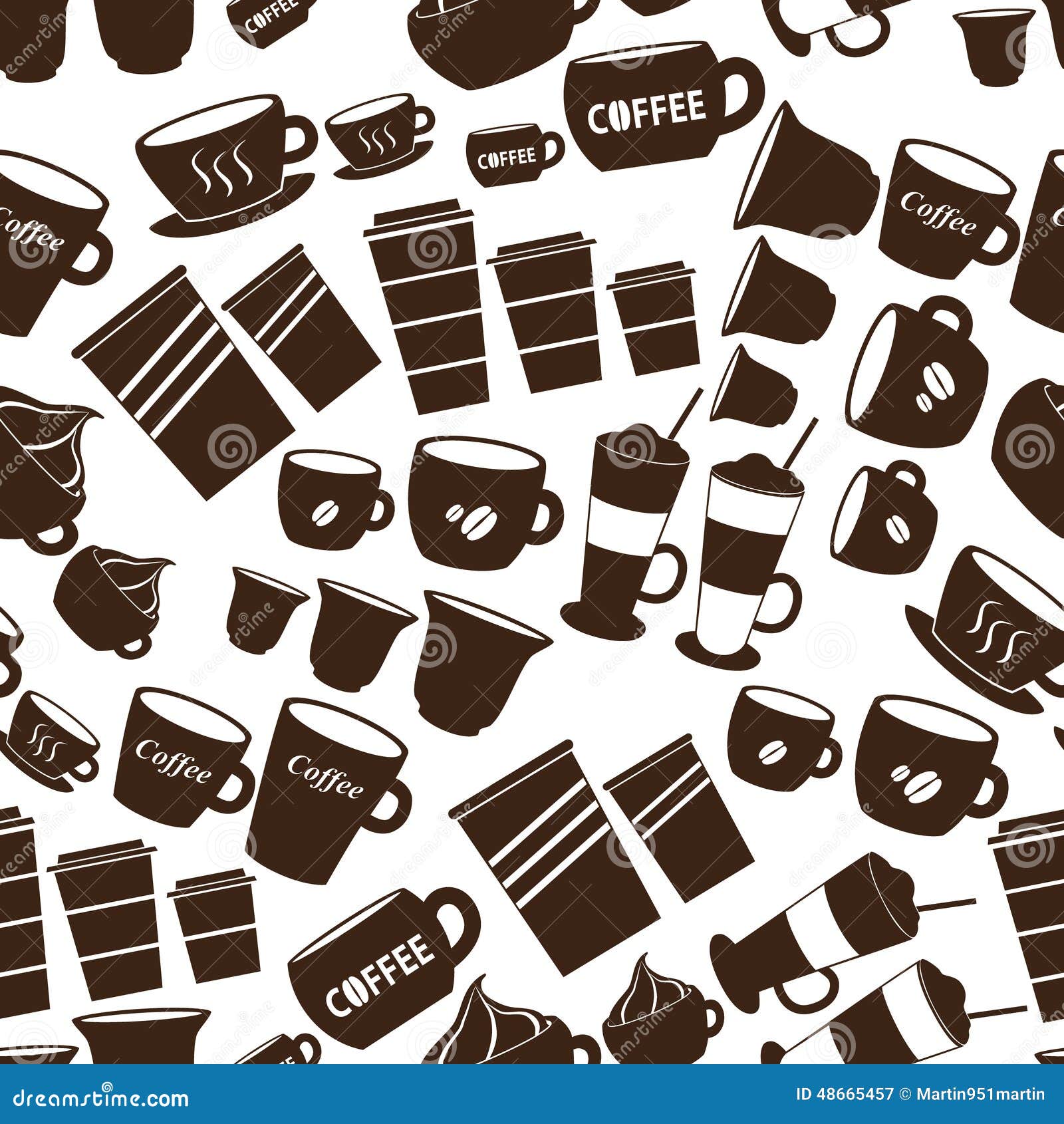 Coffee Cup Sizes Flat Icon Sat. Vector Isolated Cup Sizes. Small Medium ...