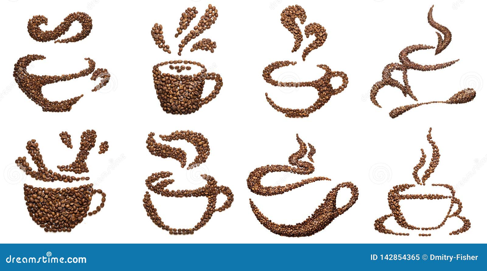 Coffee cups stock image. Image of addict, dark, closeup - 142854365