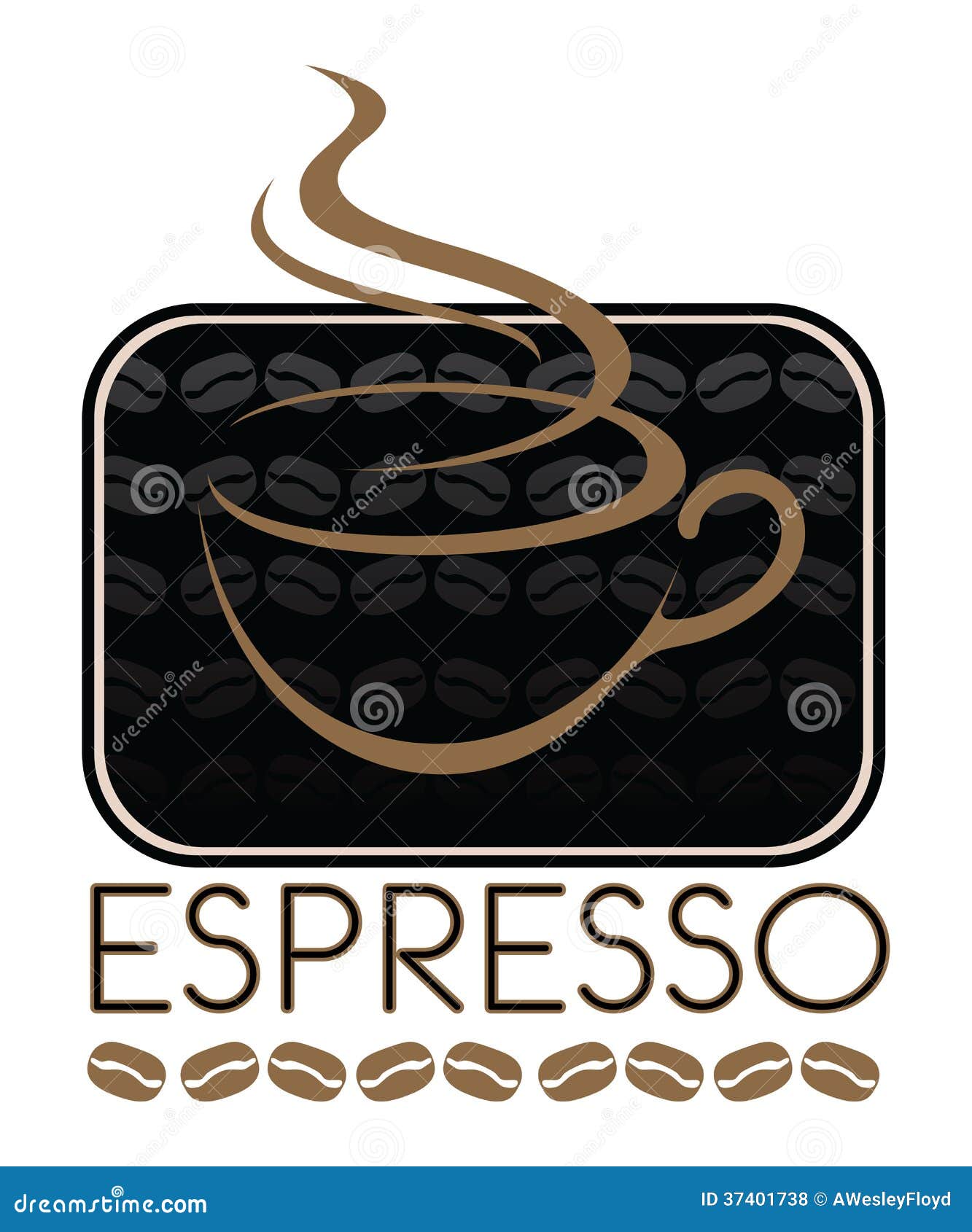 Coffee Design Espresso stock vector. Illustration of coffee - 37401738