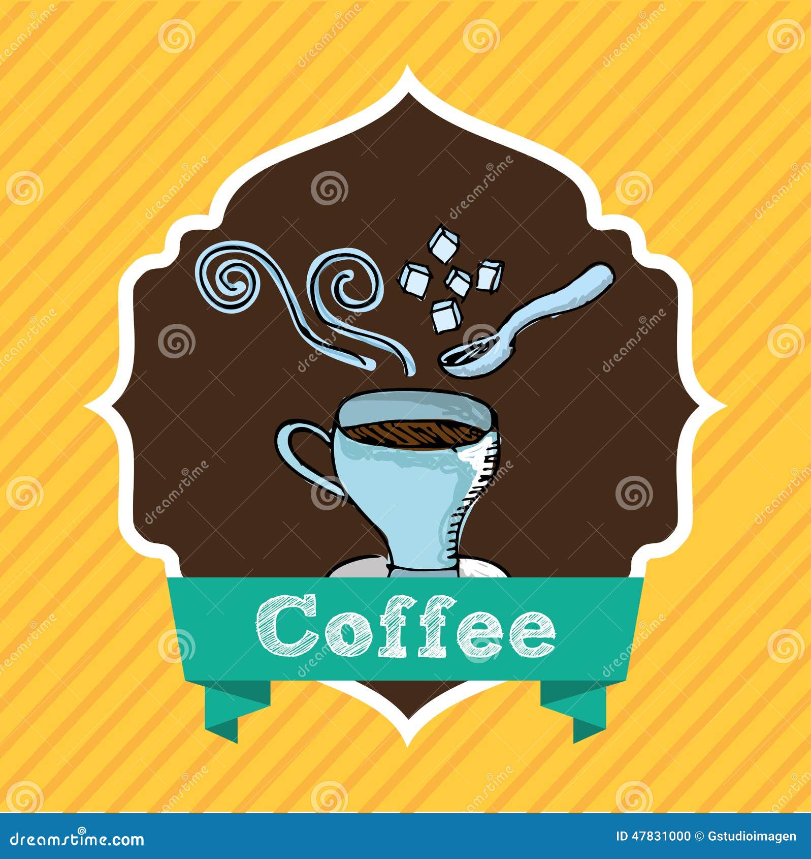 Coffee design stock illustration. Illustration of design - 47831000