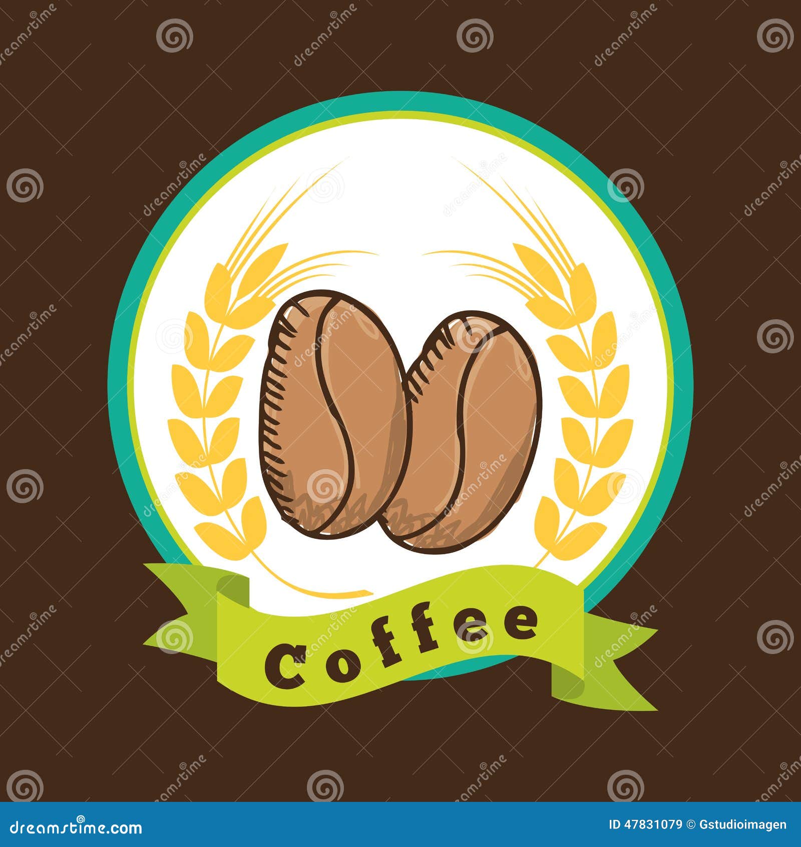 Coffee design stock illustration. Illustration of graphic - 47831079