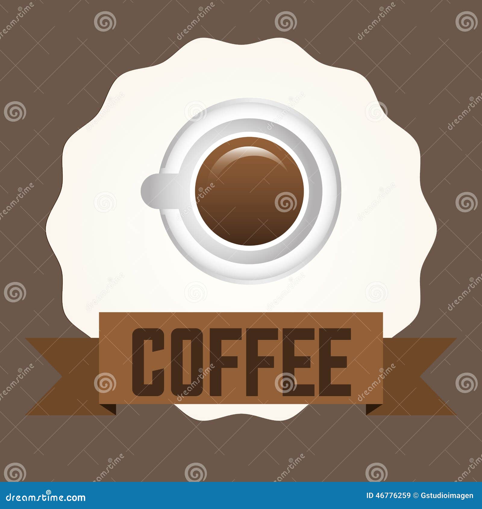Coffee design stock vector. Illustration of wallpaper - 46776259