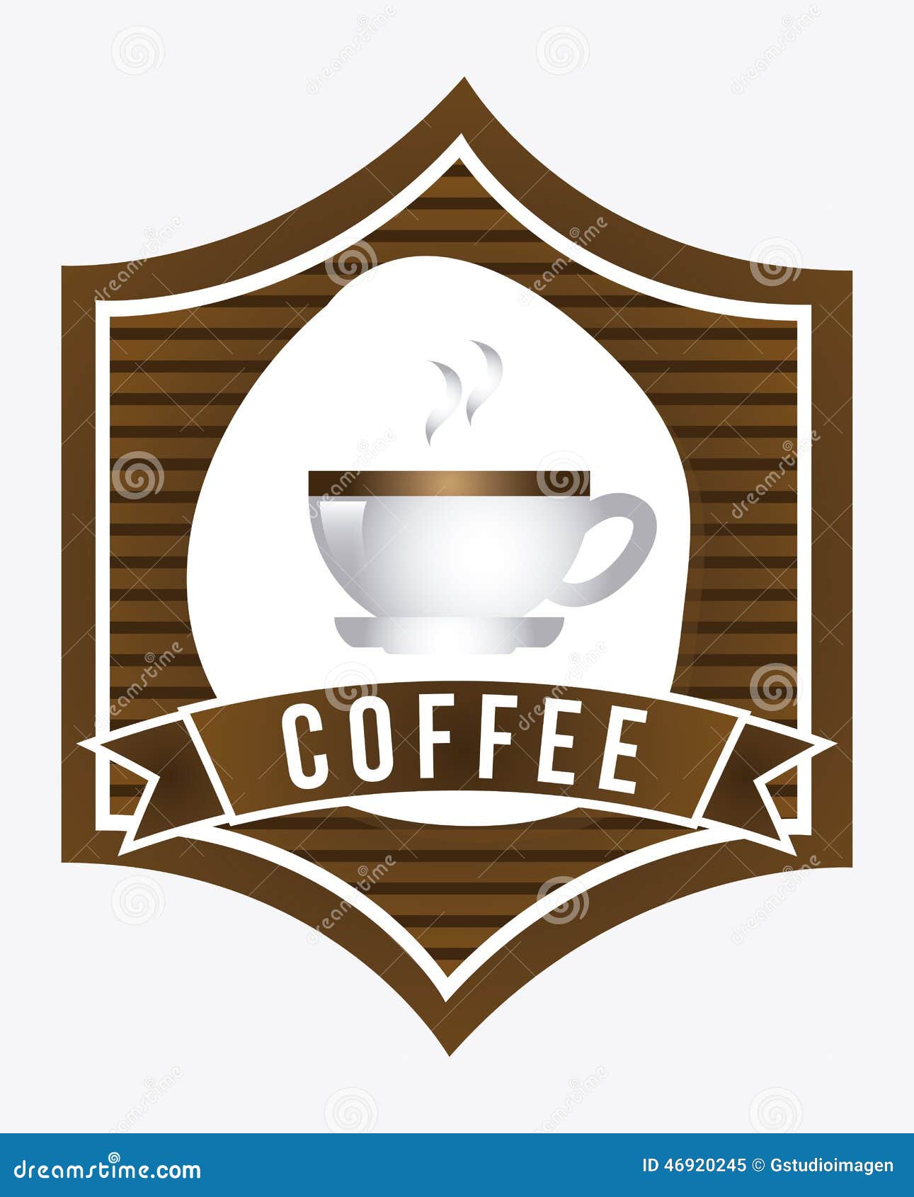 Coffee design stock vector. Illustration of closeup, dish - 46920245