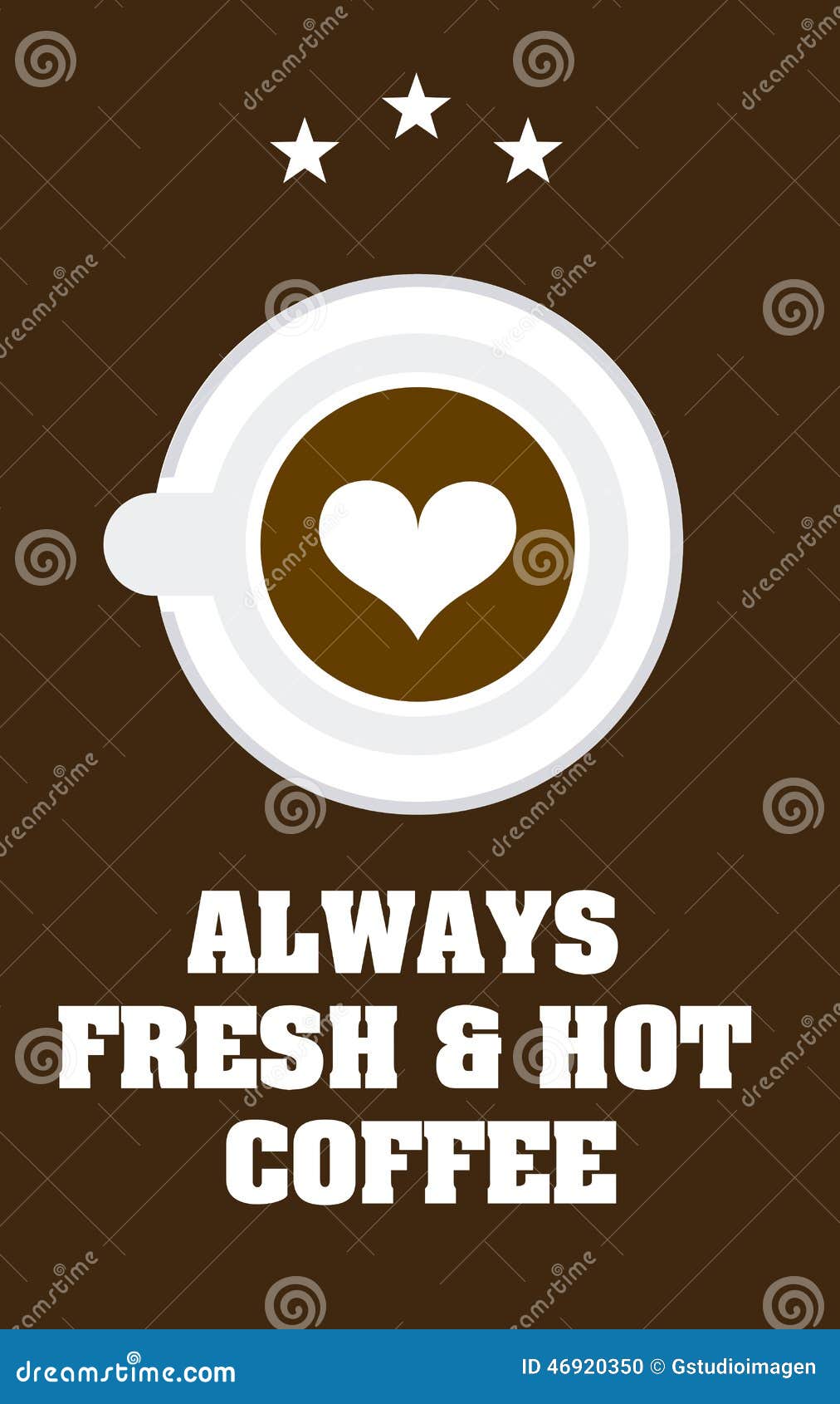 Coffee design stock vector. Illustration of aroma, creative - 46920350