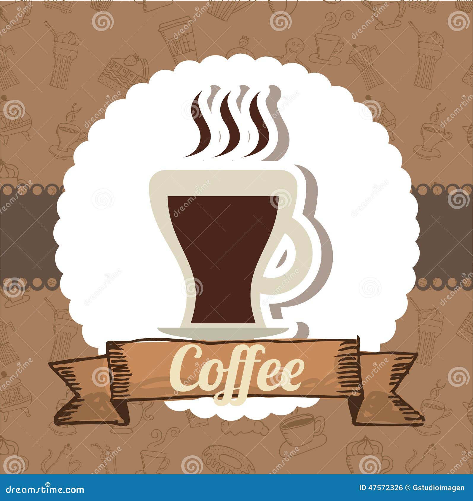 Coffee design stock vector. Illustration of creative - 47572326