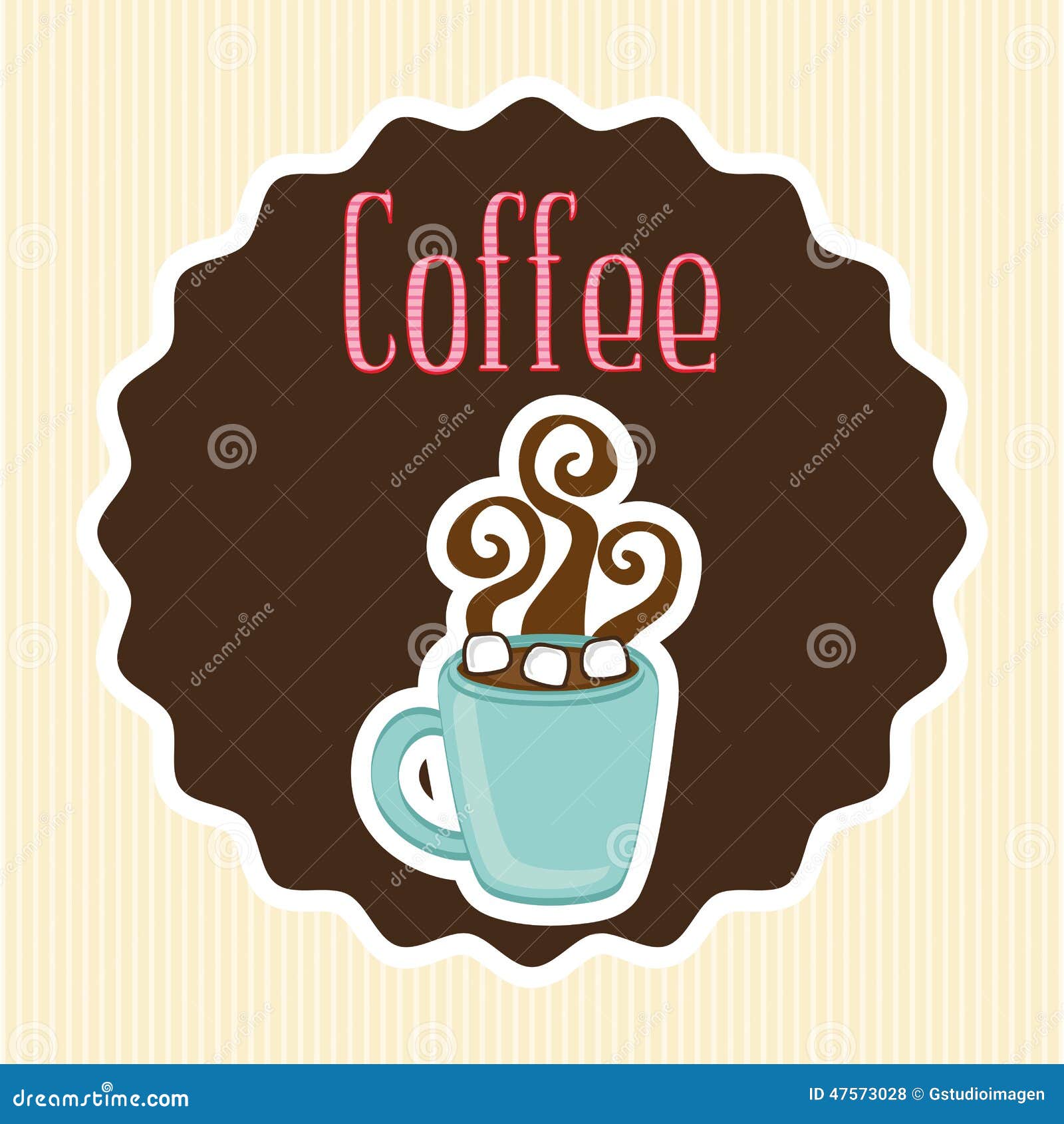 Coffee design stock vector. Illustration of decoration - 47573028