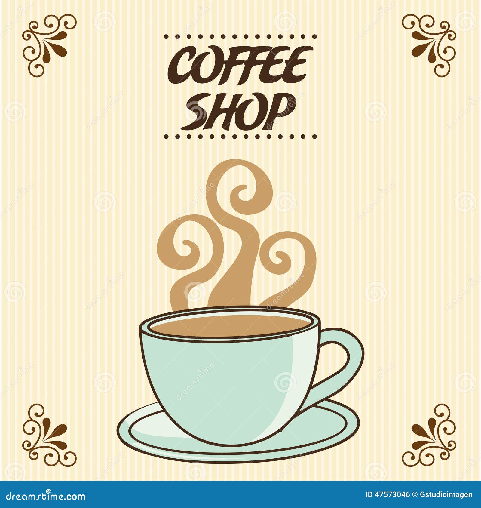 Coffee design stock vector. Illustration of graphic, cappuccino - 47573046
