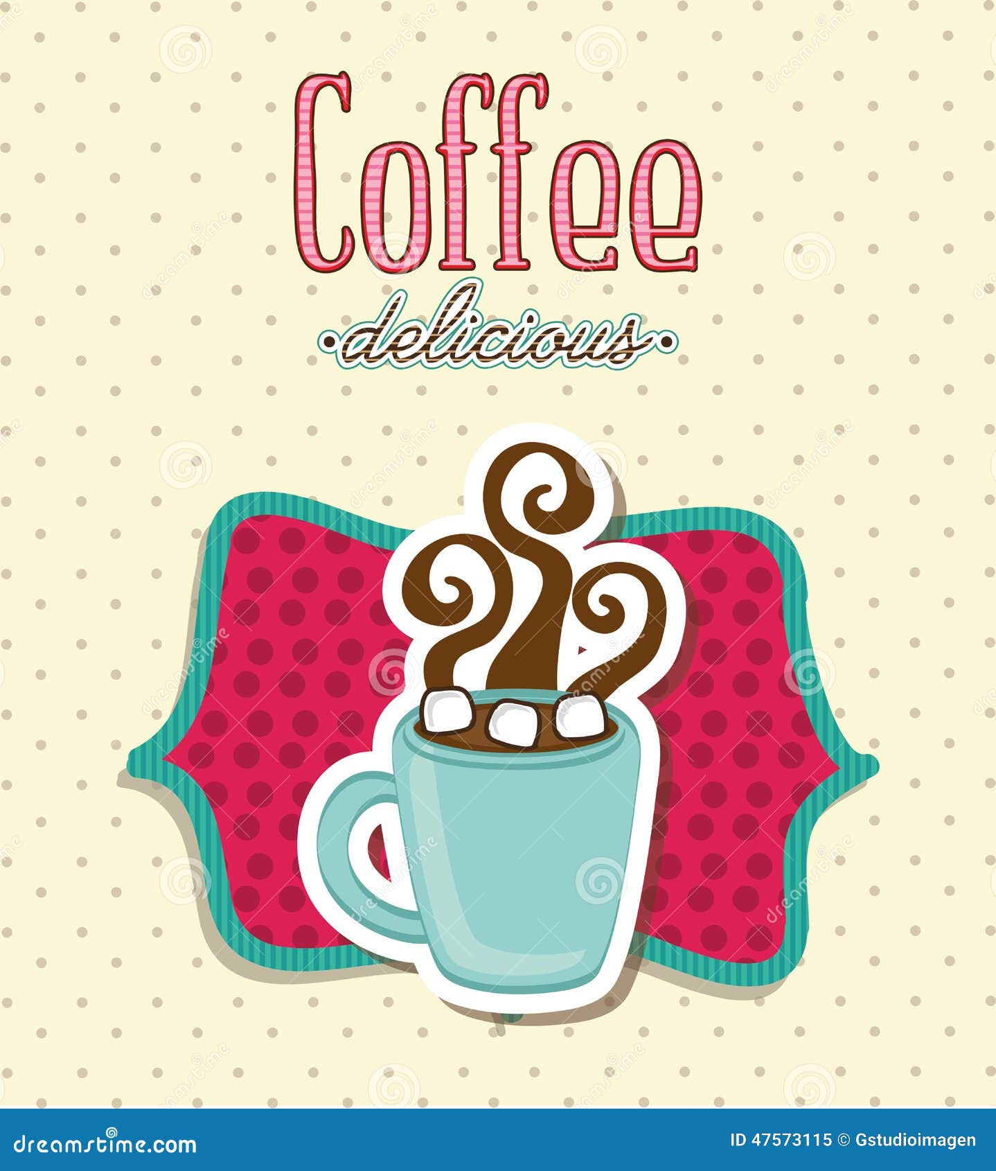 Coffee design stock vector. Illustration of latte, graphic - 47573115