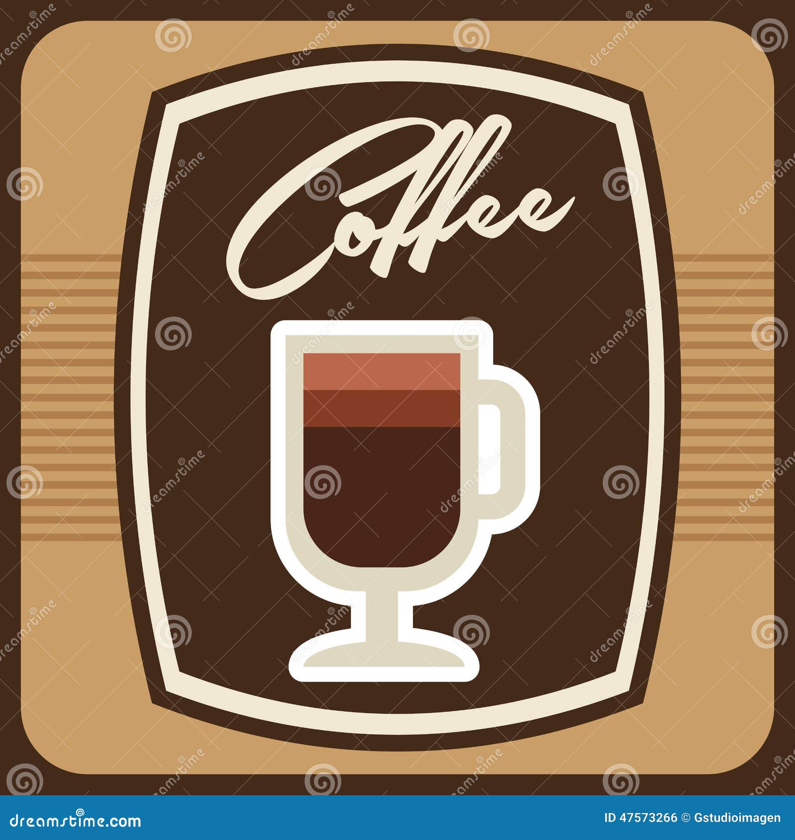 Coffee design stock vector. Illustration of background - 47573266